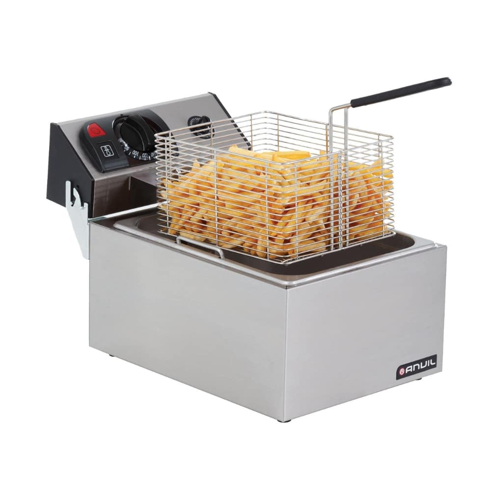 Anvil FFA0001 Single Pan Deep Fryer – 5L 240V 10A