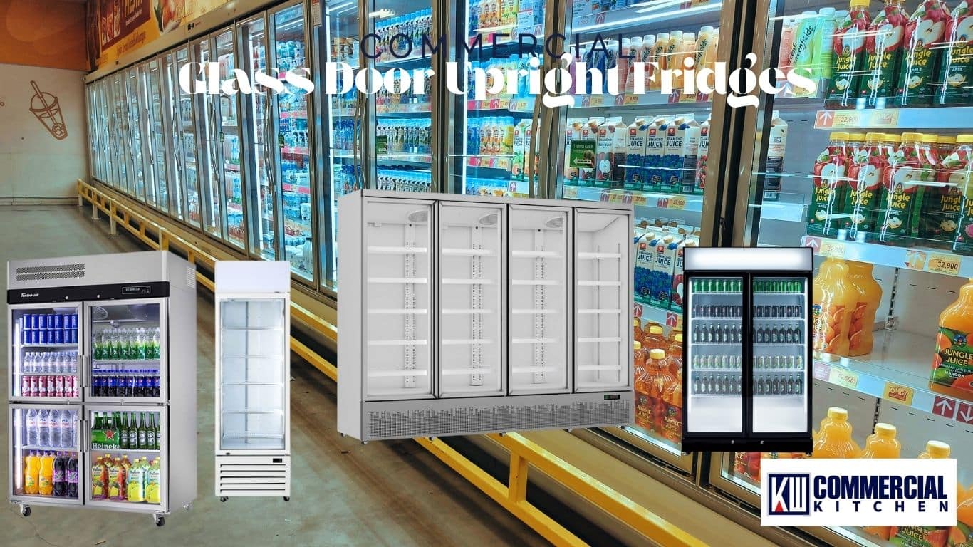 Commercial Glass Door Upright Fridges Australia | Best 2, 3 & 4 Door ...