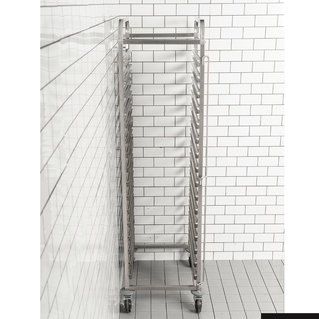 Revolutionary FED 16-Pan Gastronorm Pan Trolley – Stainless Steel