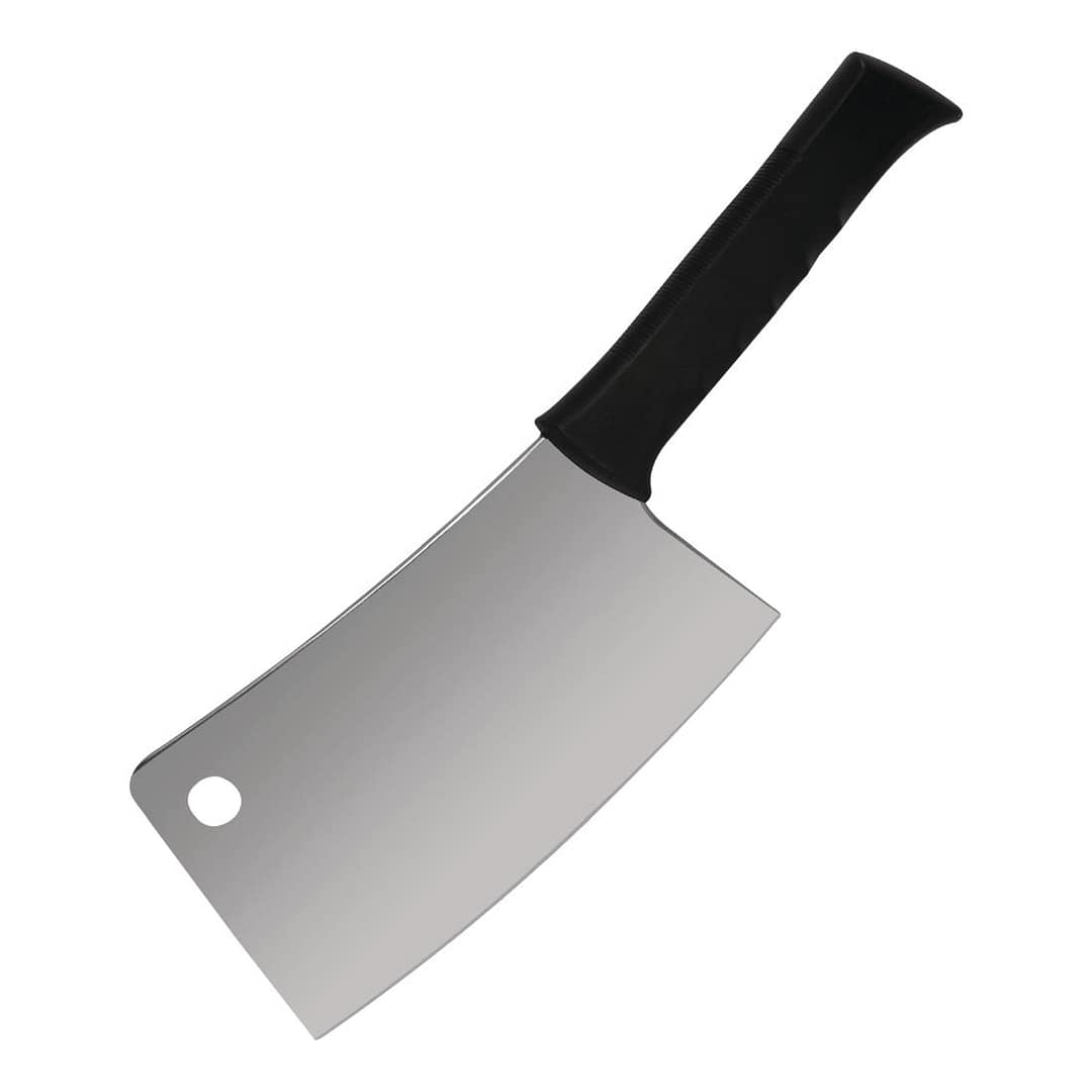 Vogue D474 Vogue Cleaver Plastic Handle Black - 204mm