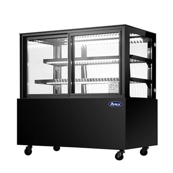 Atosa WDG096FY 900mm Black Cake Display Self-Serve Fridge