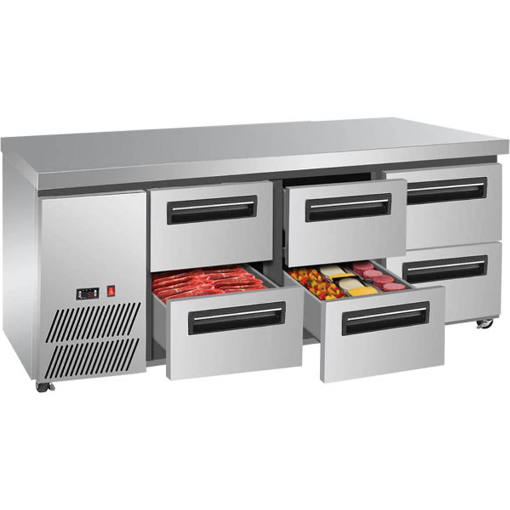 LBC180 Six drawer Lowboy Fridge | KW Commercial Kitchen