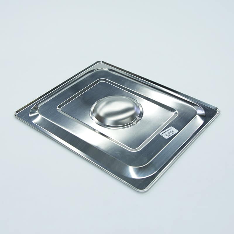 KW Commercial Kitchen Stainless Steel GN Pan 1/2 Lid - Pack of 6