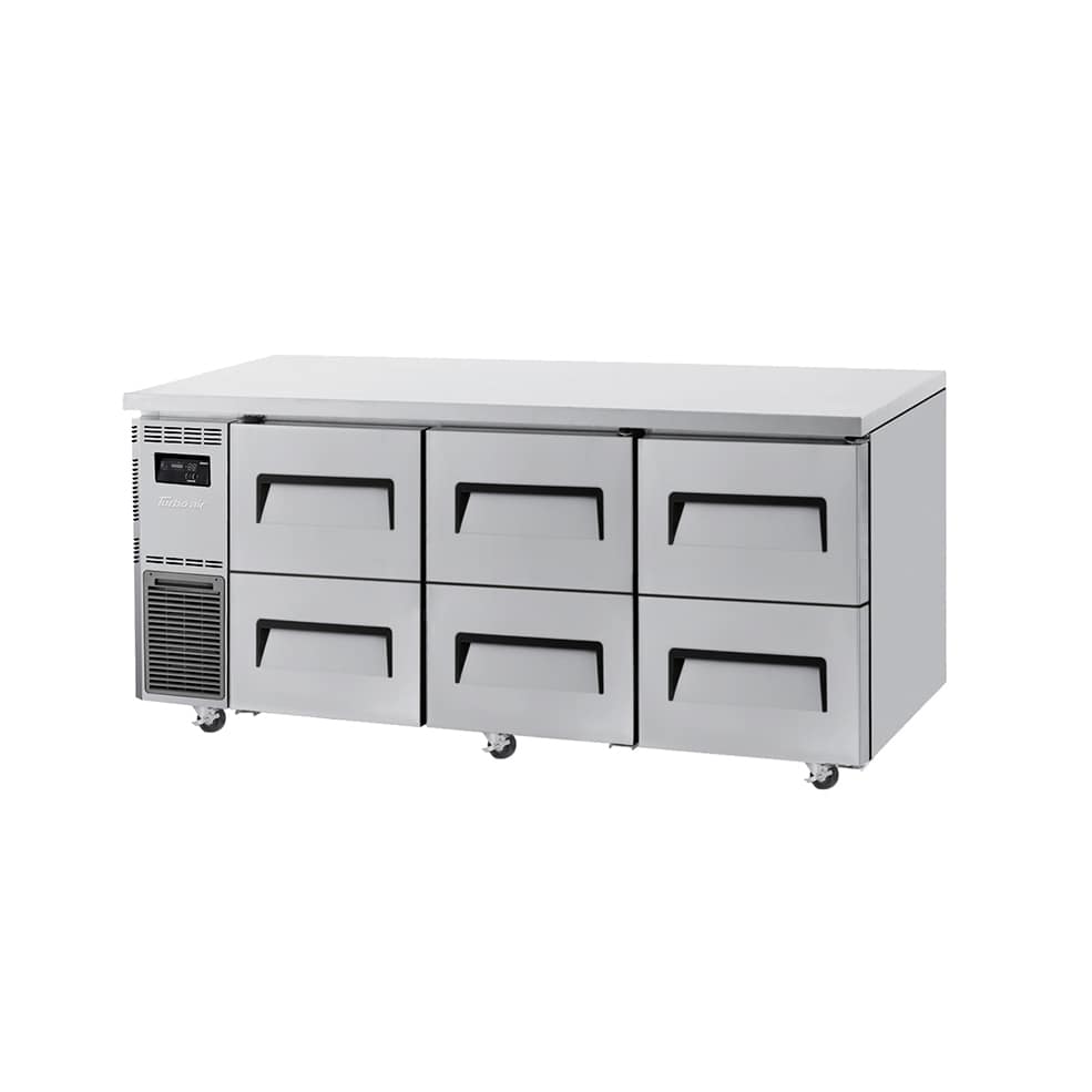Turbo Air KUR18-2D-6(HC) Maxi-Drawer Series: 6-Drawer Undercounter ...