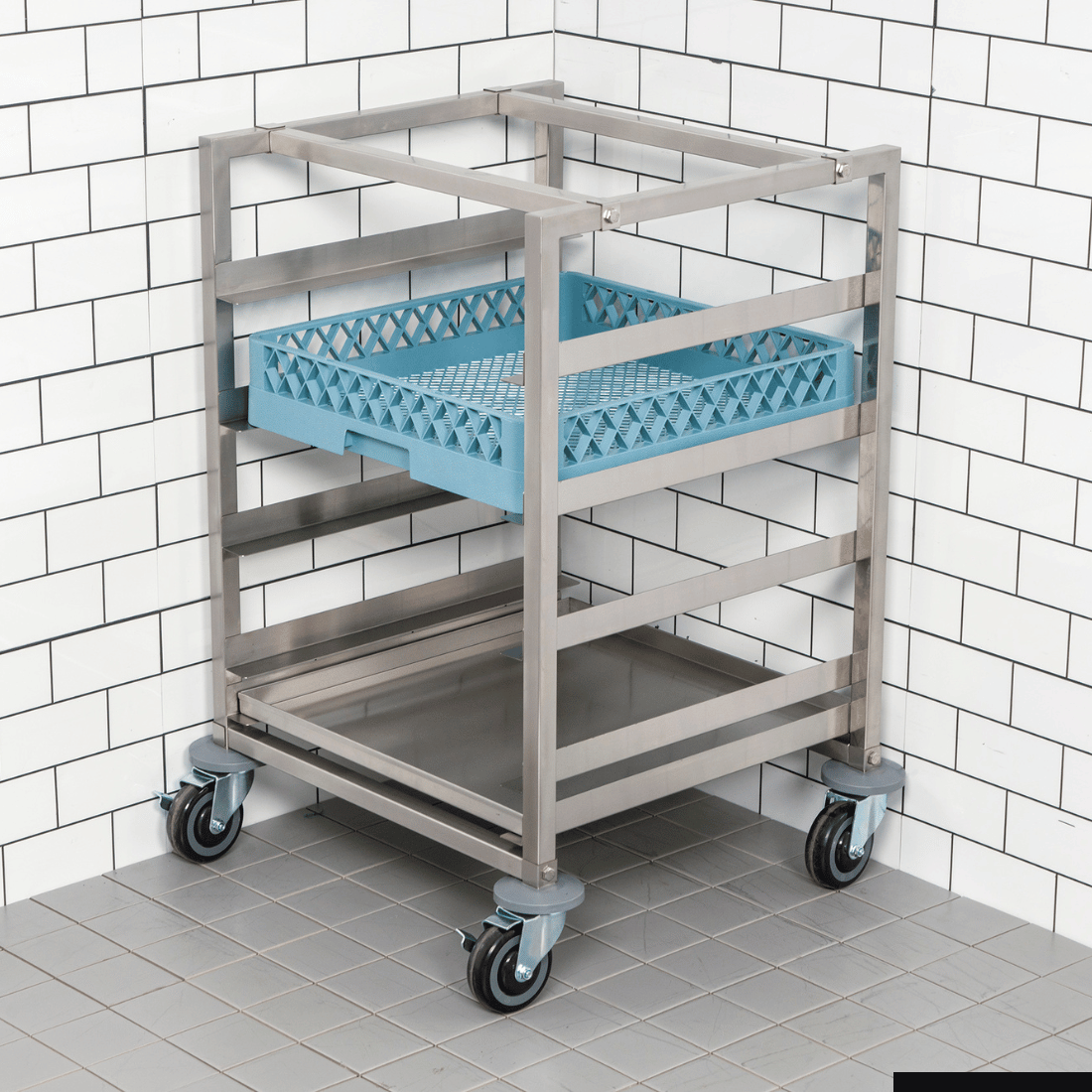 FED Modular System Dishwasher Basket Trolley - 4 Tray 406227C | KW Commercial Kitchen